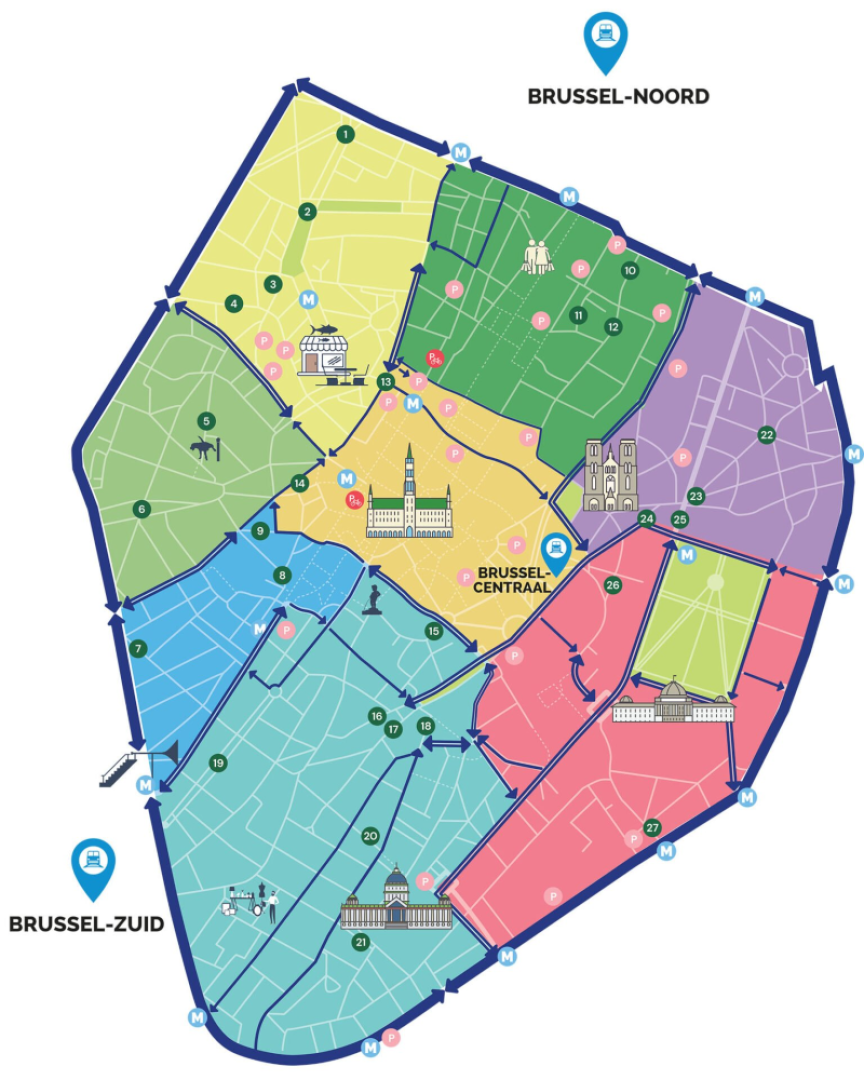 Bruxelles Map